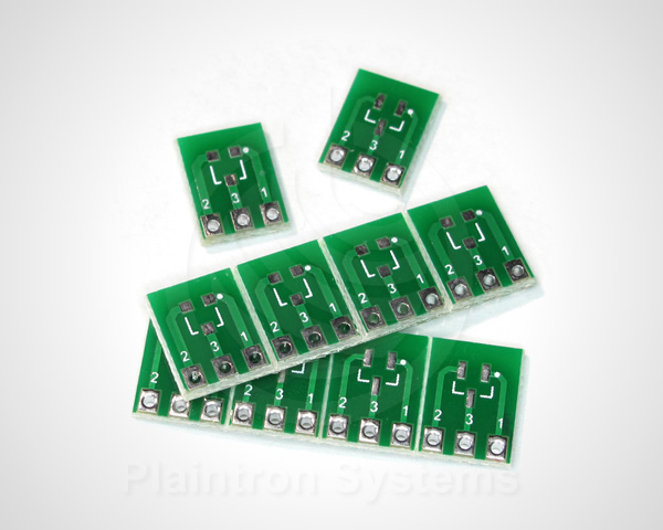 20 Stck. Adapterplatine SOT23-3, SOT323 (SC-70) by Plaintron
